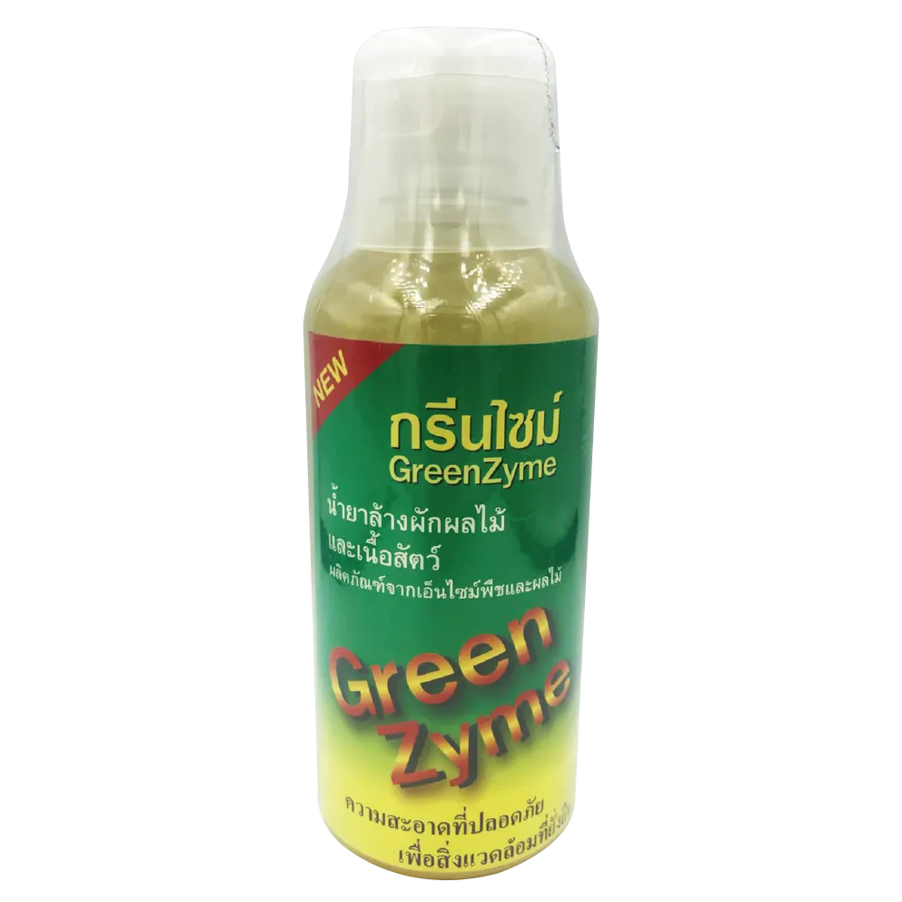 น้ำยาล้างผัก ผลไม้ และเนื้อสัตว์ Greenzyme 500มล - สุขทุกคำ
